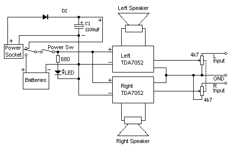 TDA7052 - Really simple power amplifier